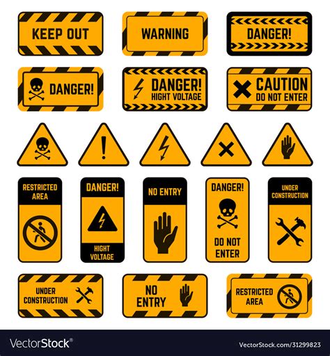 Ansi Warning Sign