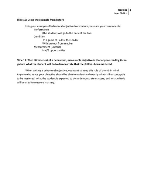 Script Writing Behavioral Objectives Pdf