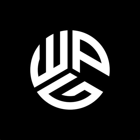 WPG Letter Logo Design On Black Background WPG Creative Initials Letter Logo Concept WPG