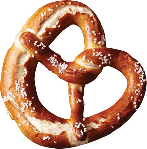 Salted Pretzel Isolated Background Png Image