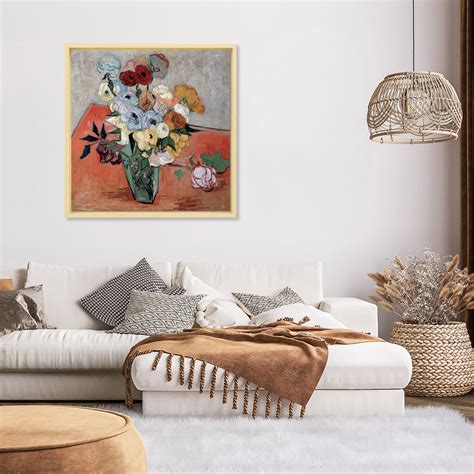 Fleurs Dans Un Vase Japonais Maison De Van Gogh