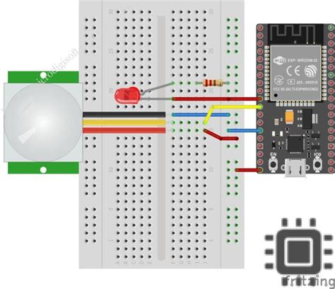 Micropython Pir Sensor Using Interrupt With Esp32 Esp8266