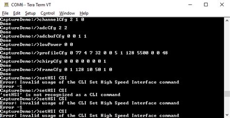 Iwr1443boost Issues With Capture Demo Sensors Forum Sensors Ti E2e Support Forums
