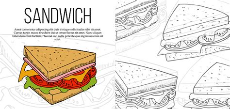 벡터 패스트 푸드 전단지 템플릿입니다 디자인 및 웹을위한 길거리 음식 만화 일러스트레이션 개성 개념에 대한 스톡 벡터 아트 및 기타 이미지 개성 개념 그릇 길거리