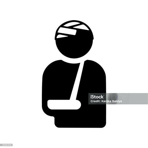 Captured Casualties Casualty Icon Black Vector Graphics Stock
