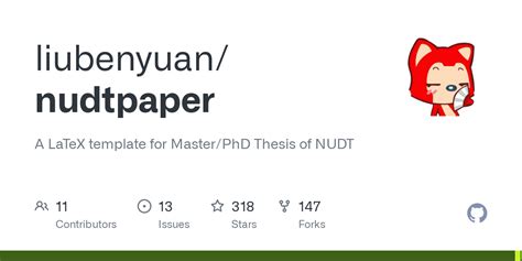 GitHub Liubenyuan Nudtpaper A LaTeX Template For Master PhD Thesis Of NUDT