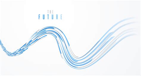 과학 또는 기술 벡터 추상적 배경 모션 디자인 요소의 3d 동적 라인 광고 또는 포스터 또는 커버를위한 미래 템플릿 미래지향적인 디자인 3차원 형태에 대한 스톡 벡터 아트