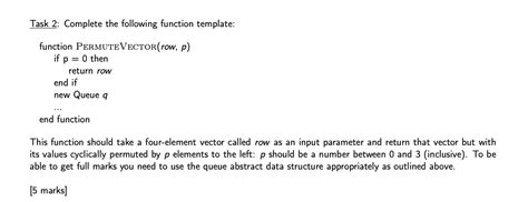 Solved Task 2 Complete The Following Function Template