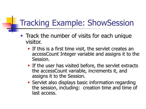 Ppt Servlet Session Tracking Session Api Powerpoint Presentation