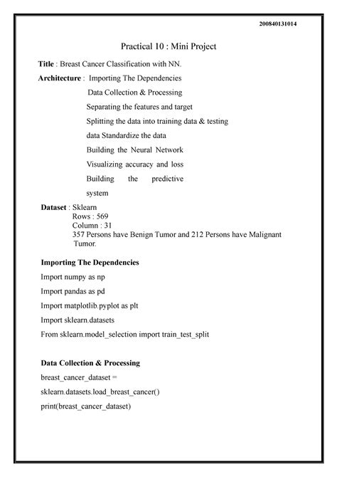 Dlnn This Is A Practical Project On Deep Learning And Neural Network Subject Practical