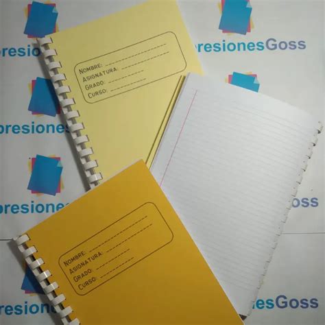 Libretas Escolares Materiales Escolares Impresiones Goss El Yerro