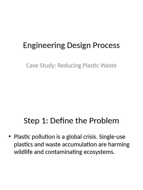 Engineering Design Process Plastics Pdf