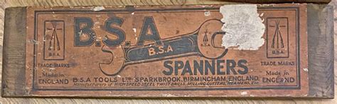 1920s Bsa Spanner Set 5 The Online Bicycle Museum