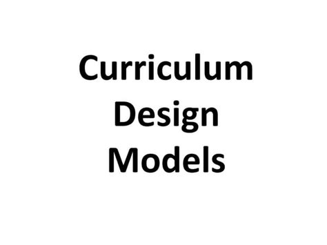 Approaches To Curriculum Designing Pdf