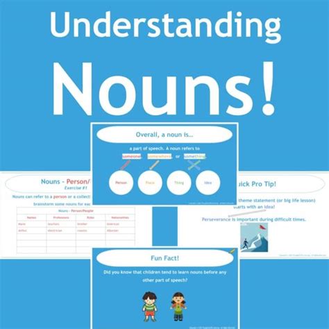 No Prep Nouns Lesson Thoughtflow Learning By Thoughtflow Learning