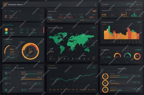 Premium Photo Modern Dashboard Analytics Interface