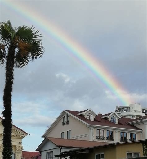 Радуга в декабре | Пикабу