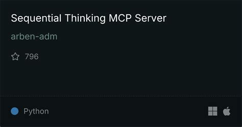 Score Sequential Thinking Mcp Server Glama