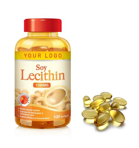 Soy Lecithin Softgels Capsule Hengkang Biological Medicine