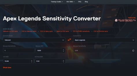 New Apex Legends Sensitivity Converter From CS2 And Valorant ONE Esports