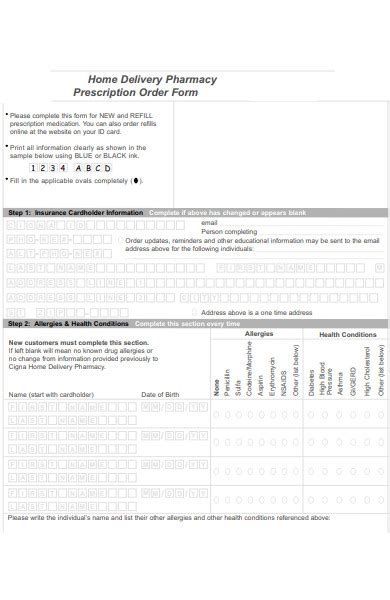 Free 36 Delivery Order Forms In Pdf Ms Word Xls Format Delivery Order