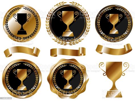 Luxury Trophy Emblem Stock Illustration Download Image Now Abstract