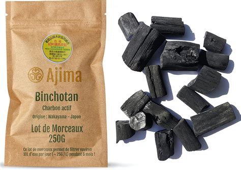 Ajima Binchotan Morceaux De Charbon Actif Bio Pour Eau Filtre à Eau