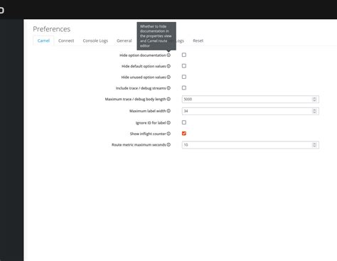 Add Help Tip Hovers To Preferences Pages · Issue 195 · Hawtiohawtio Next · Github