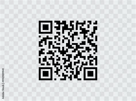 Vector Special Identity Code Sign Sample Qr Code For Phone Qr Code On Abstract Background