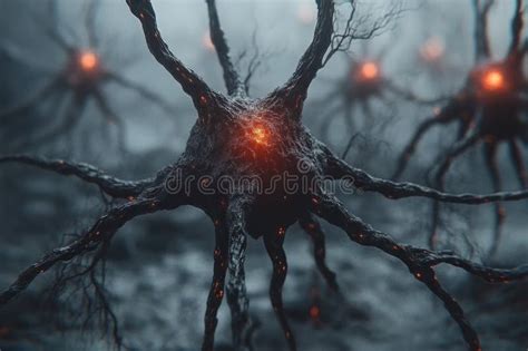 Dynamic Brain Neuron Illumination Mindfulness Focus Synergy Witness The