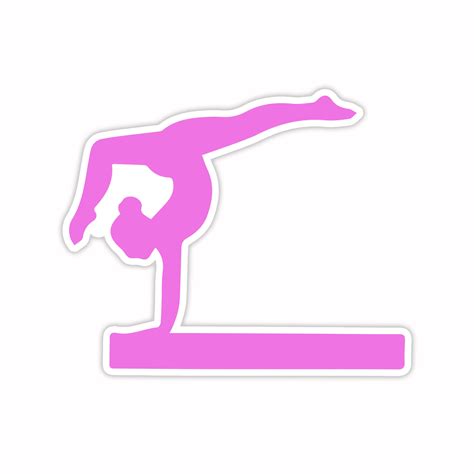Gymnastics Sticker Waterproof Vinyl Decal For Laptop Water Bottle 2