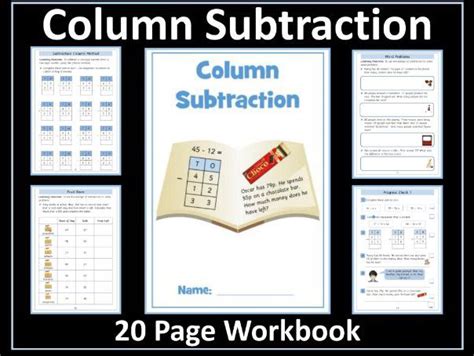 Column Subtraction Inspire And Educate By Krazikas