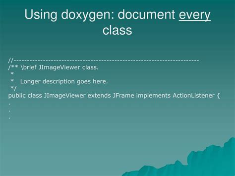 Ppt A Brief Introduction To Doxygen Powerpoint Presentation Free