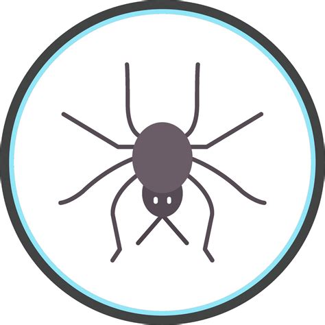 Spider Flat Circle Icon 38835899 Vector Art At Vecteezy