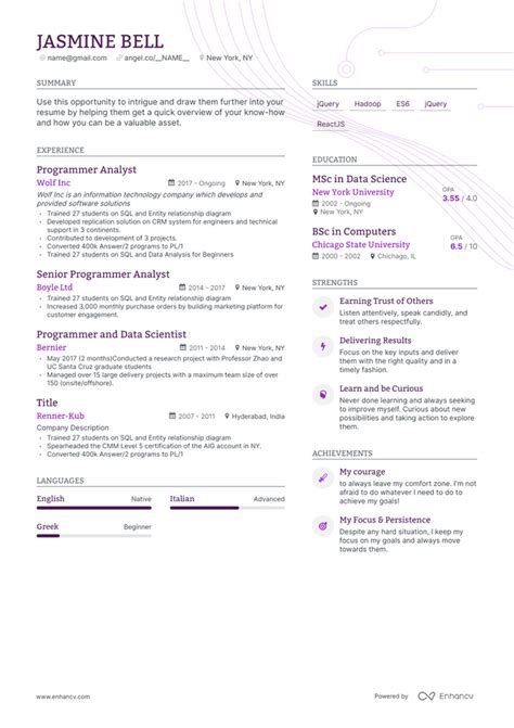 5 Programmer Resume Examples Guide For 2023