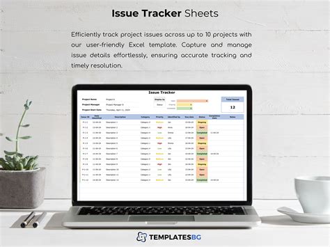 Issue Tracker Excel Spreadsheet Template Project Tracker Risk