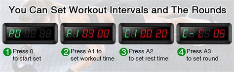 Fitness Timer 15 Zoll Digitalanzeige Intervall Timer Multifunktionale