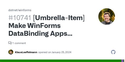 Umbrella Item Make Winforms Databinding Apps Trimmable · Issue 10741