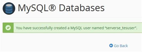 How To Create Mysql Database And User