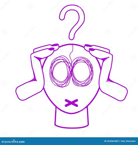 Existential Crisis Search For The Meaning Of Life Stock Vector