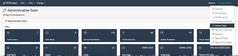 managing user roles permissions pstracker
