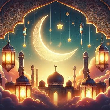 Eid Al Fitr Celebration Or Ramadan Background, Eid Al Fitr Celebration ...