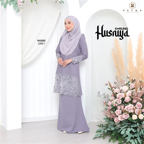 Reyqa Exclusive Husniya 02 Grey