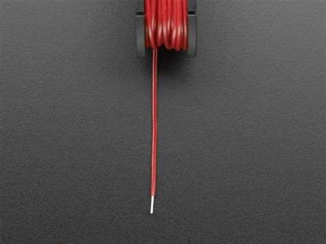 stranded core wire spool 7 6m 22awg red opencircuit