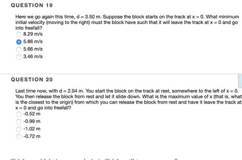 Solved QUESTION A Small Block Slides Down A Frictionless Chegg