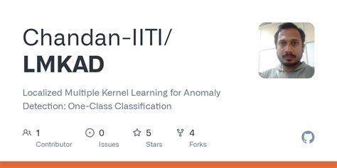 Github Chandan Iiti Lmkad Localized Multiple Kernel Learning For Anomaly Detection One Class