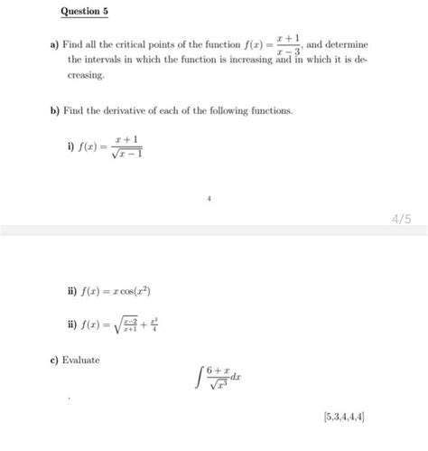 Solved A Find All The Critical Points Of The Function Chegg