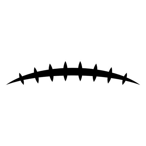 Football Laces Vector
