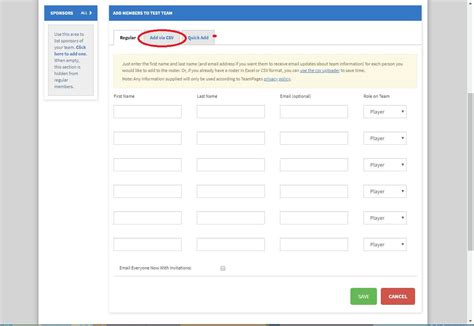 Uploading A Csv Or Excel Roster
