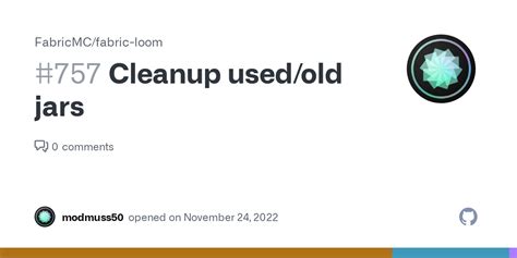 Cleanup Used Old Jars Issue Fabricmc Fabric Loom Github